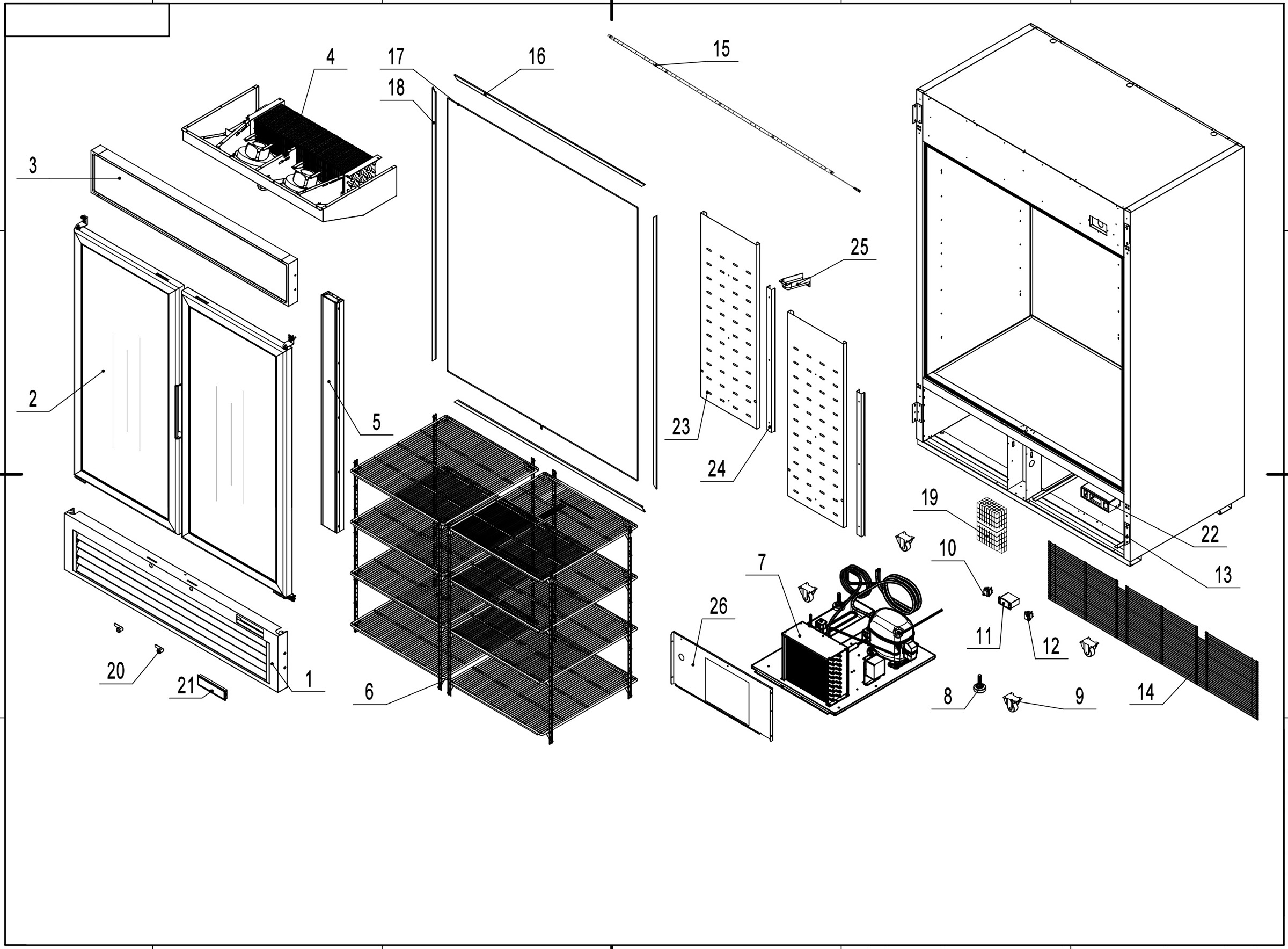 Main Overview Replacement Parts - C-49FM-HCE Replacement Parts - Glass ...