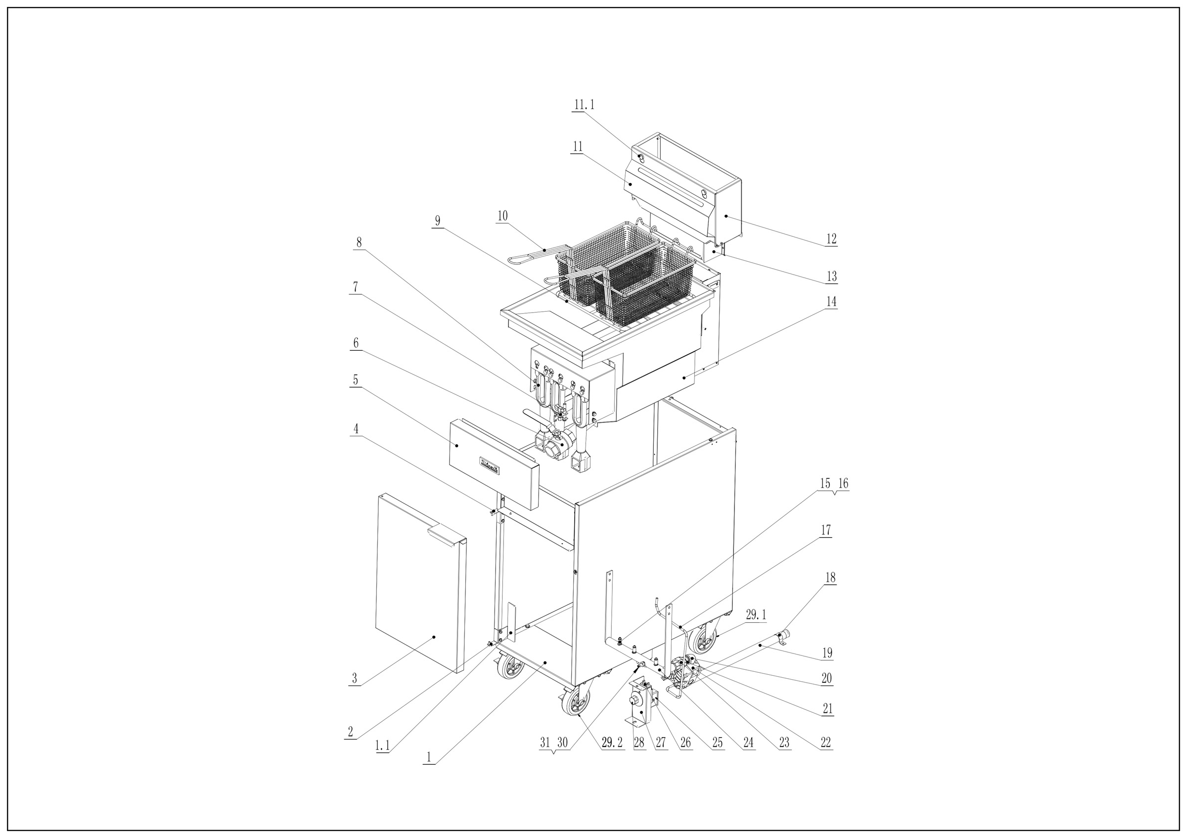 Main Overview Replacement Parts - C-F75-NG Replacement Parts - Fryers ...