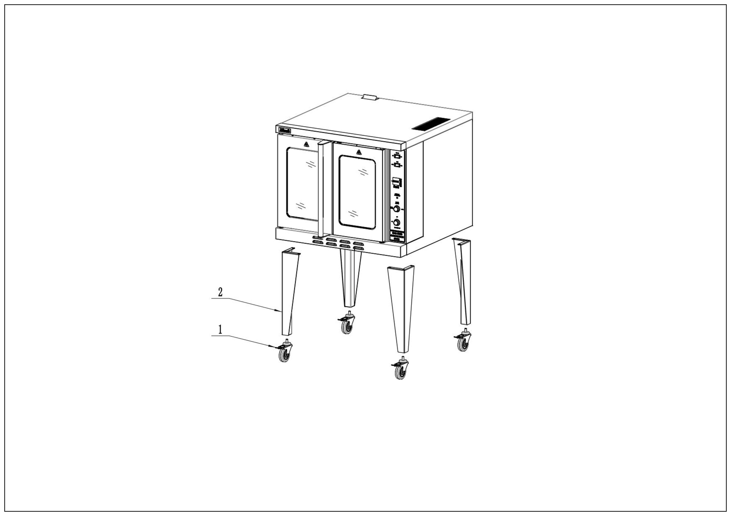 Leg Assembly Replacement Parts - C-CO1-NG Replacement Parts ...