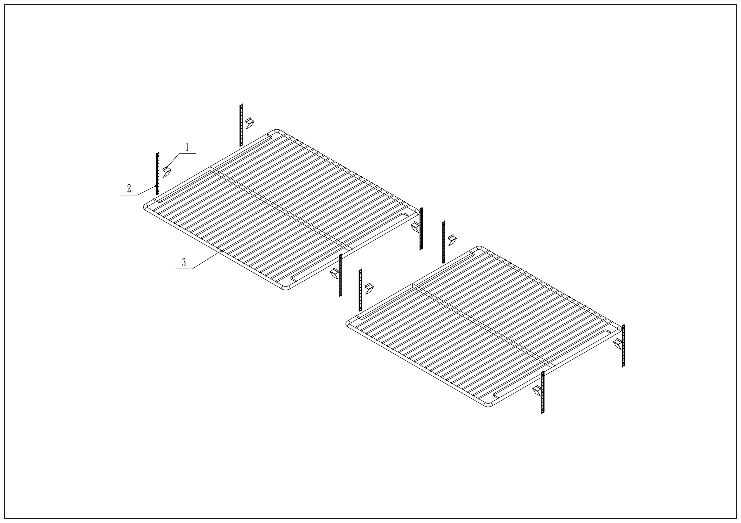 Shelf Assembly Replacement Parts - C-U60R-HC Replacement Parts ...